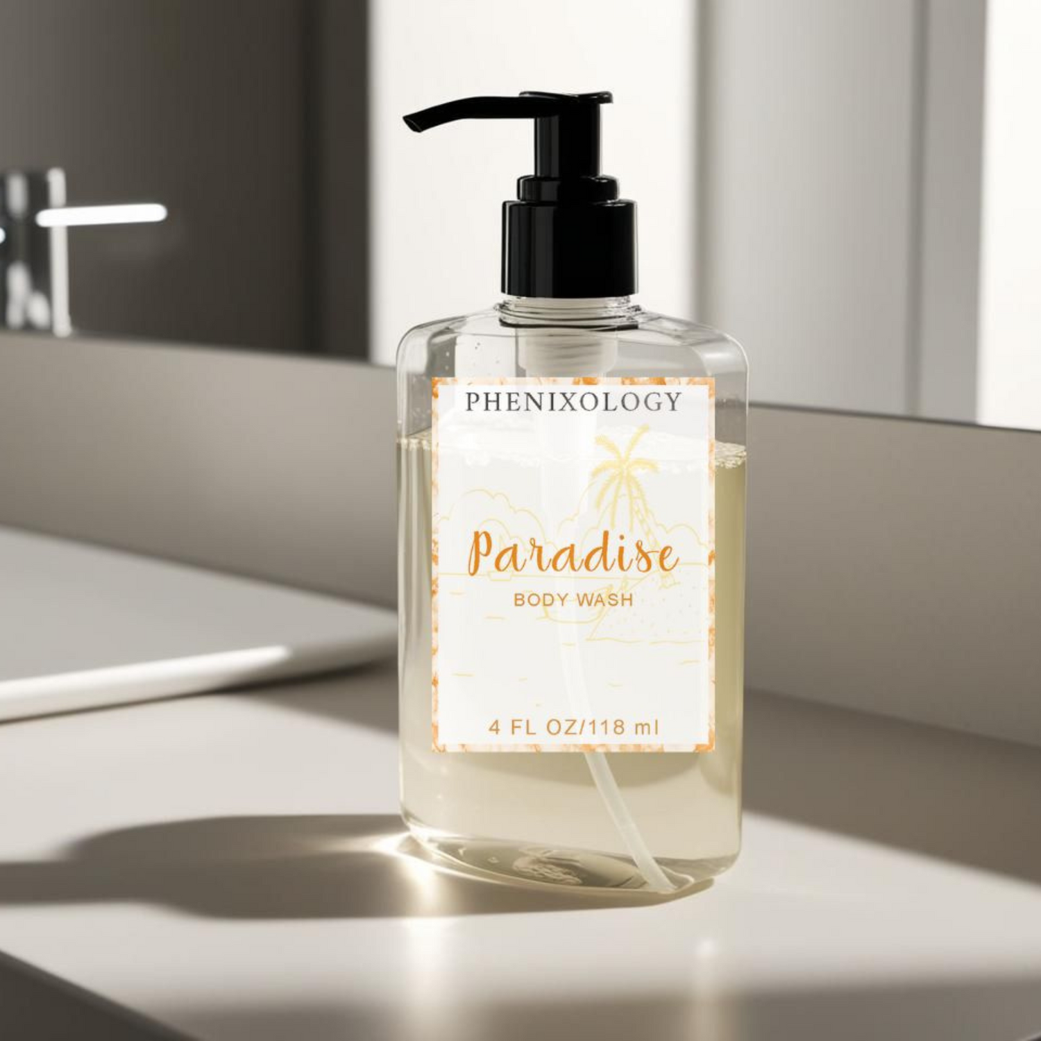 Paradise Body Wash – Tropical Scent with Aloe, Coconut & Argan Oils ...